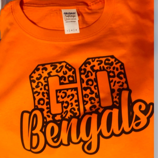 Go Bengals Leopard Svg, Go Bengals Football Svg, Run Bengals Svg, Cheer ...