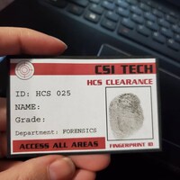 Printable Secret Agent ID Passes, Editable Spy Party Identification ...