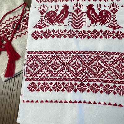 Handcrafted Rushnyk / Ukrainian Rushnyk / Embroidered Rushnyk ...