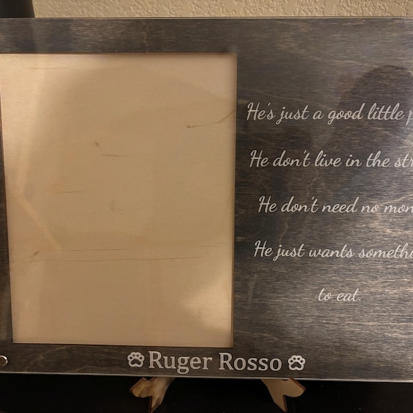Personalized Picture Frame- Picture Engraved Picture Frame- Personalize ...