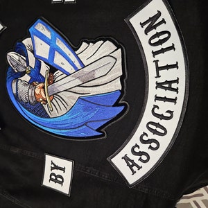 Jesus Christ Lord and Savior Wings Embroidered Biker Patch, Two Sizes ...