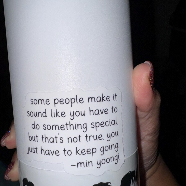 BTS Member Motivational Quotes Stickers Gifts for Army Planner Kpop ...