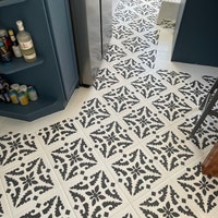 Agra Tile Stencil for Floors, Tiles and Wall-moroccan Stencil-diy Floor ...