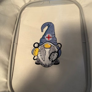 Garden Gnome Embroidery Design Rake Embroidery Designs - Etsy