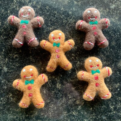 Felt Gingerbread Man - Etsy