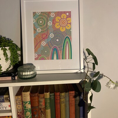Spring in Australia Aboriginal Digital Art A4 - Etsy Australia