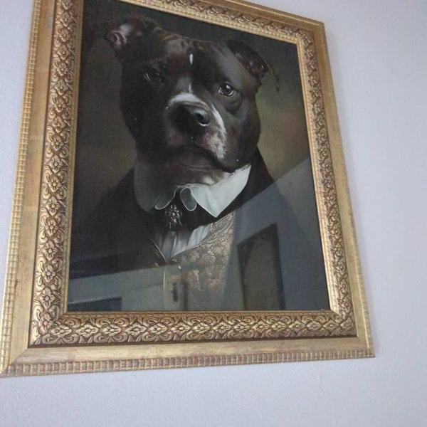 Elegant French Bulldog Gentleman Portrait Poster - Perfect for Dog ...