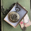 Time Lord Mechanical Pocket Watch - Pocket Chain or Necklace - Etsy
