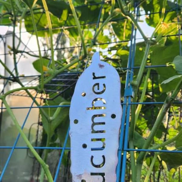 Garden Marker | Metal Art | Planter Box Signs | Vegetables Markers ...