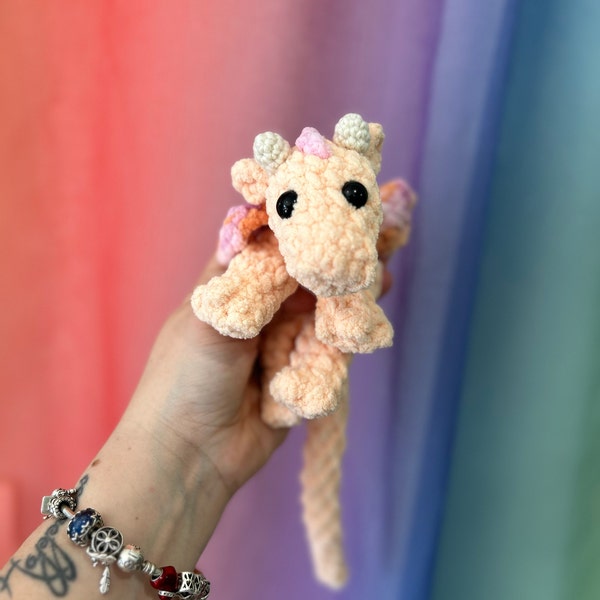 Diddy Dex the Palm Sized Snuggler Dragon Crochet Pattern Amigurumi ...