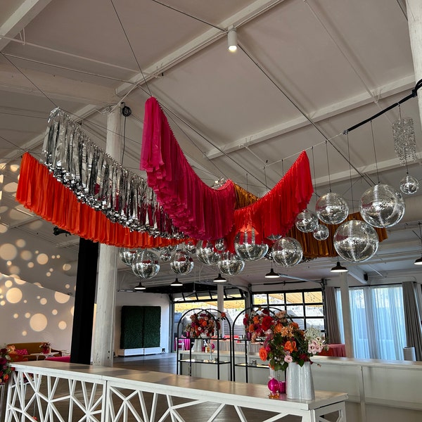 CUSTOM Ceiling Aerials, Ceiling Installation, Ceiling Fringe, Ceiling ...