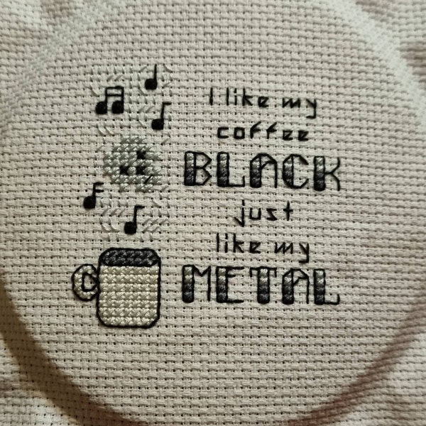 The Nostalgic Millennial: Rock Edition, Mini Cross Stitch Pattern PDF ...