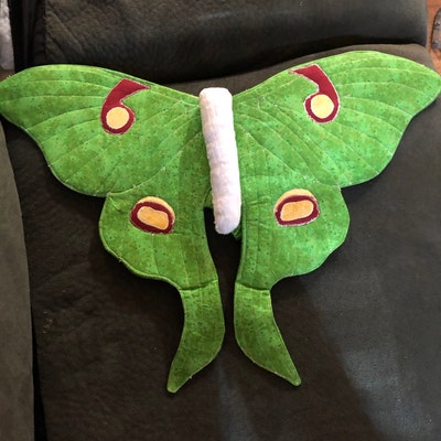 Luna Moth Wings Small & Medium Digital PDF Pattern Video Class - Etsy