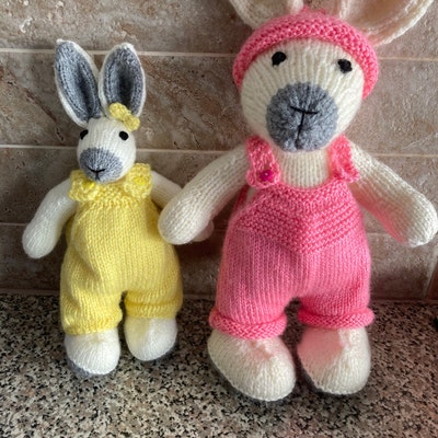 Elderberry Bunny PDF Knitting Pattern Download - Etsy UK