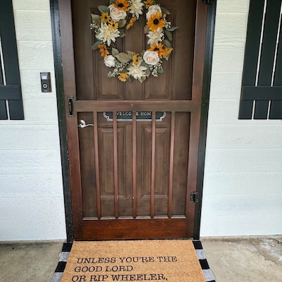 Leave It on the Doorstep and Get the Heck Outta Here Doormat Rug, Funny ...