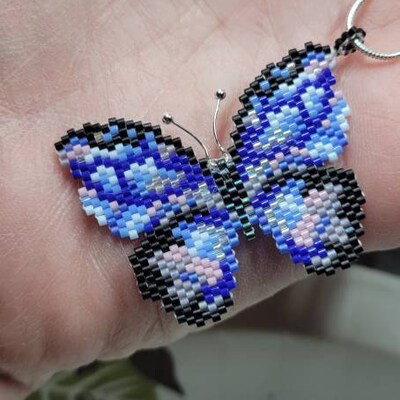 Butterfly Beading Pattern, Swallowtail Butterfly Earrings Pattern ...