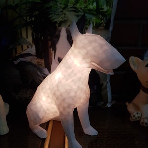 Light up Bull Terrier - Etsy