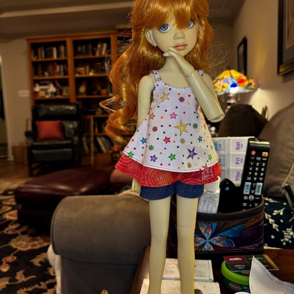 Sewing Pattern coline for Ruby Red Fashion Friends and Little Kidz ...