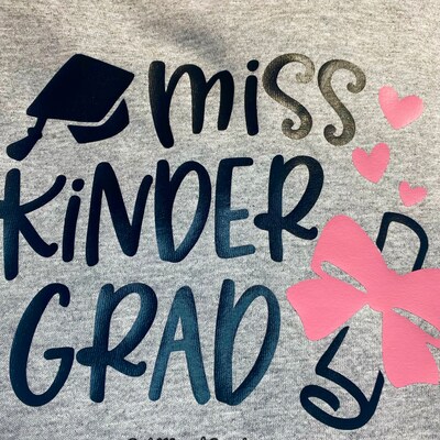 Kindergarten Graduation Svg, Miss Kinder Grad Svg Png, Cute ...