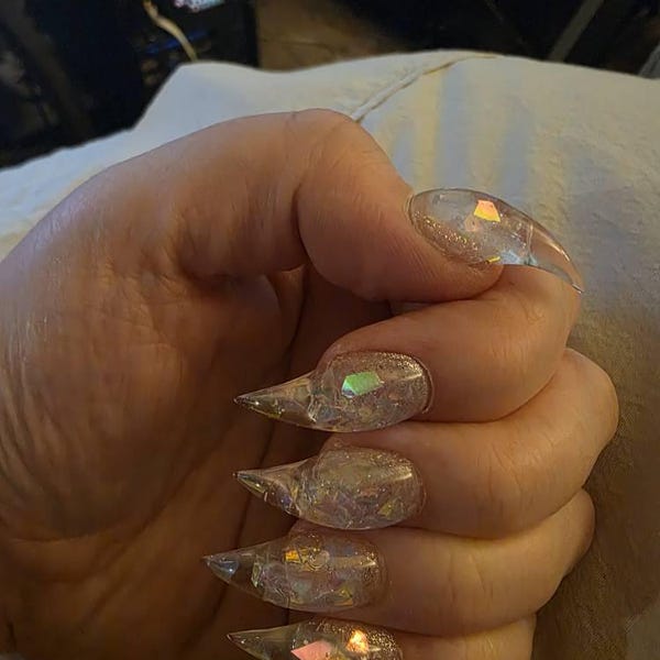 Wolf Claw Dragon Claw Press-on Nails | Werewolf and Eagle Claw Inspired ...