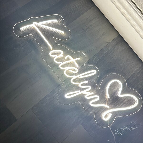 Custom Girl Room Neon Sign, Personalized Name Light, Name Neon Sign ...