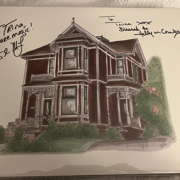 Father of the Bride House Art Print - Etsy