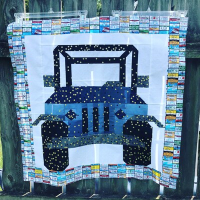 Off-road Car Truck Quilt Quilting Pattern From Kelli Fannin - Etsy