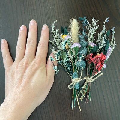 Small Dried Flower Bouquetnatural Mini Dry Flower - Etsy