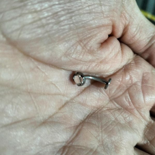 Titanium Fat Belly Button Ring Internally Threading 6/8/10/12/14mm ...