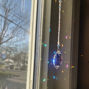 Swarovski Crystal Suncatcher, Aurora Borealis Crystal Window Prism ...