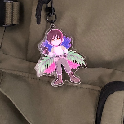 VAPORWAVE VIBES 2.5 Holographic Acrylic Keychain - Etsy