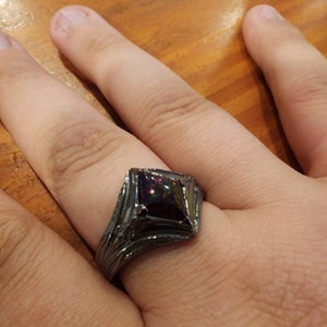 The Necromancer Ring, One of the Nine Rings of Men, Officially Licensed ...