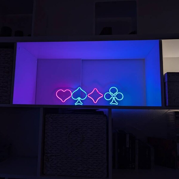 Geometric Wall Art Set With Led, Abstract Wood Wall Panels Lighted ...