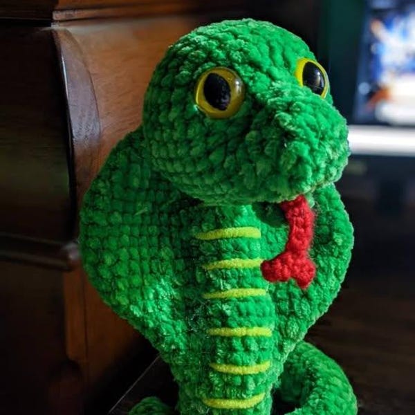 Cobra Crochet Pattern: Amigurumi Snake PDF Tutorial - Etsy