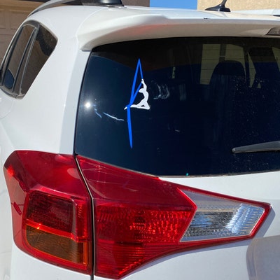 Trapeze Aerialist & Circus Arts Wait for the Hep Acrobat Decal Sticker ...