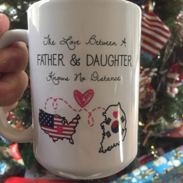 The Love Between A Mother and Daughter Knows No Distance Mug - United ...