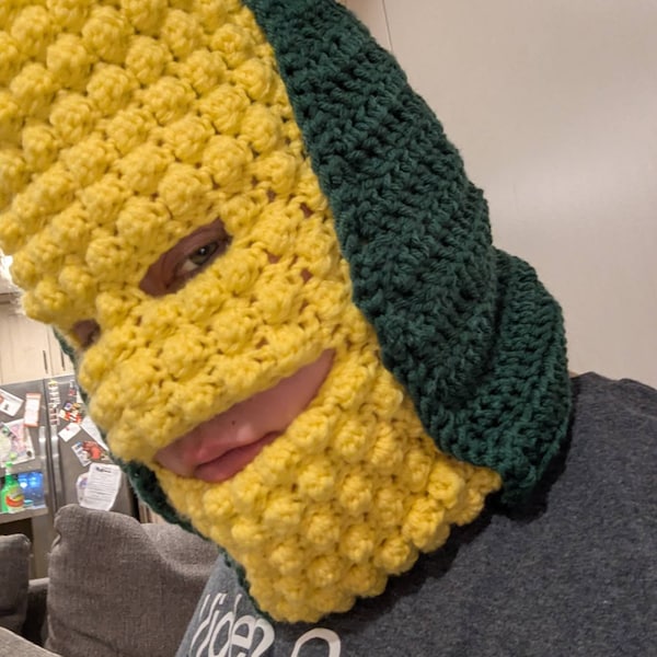 Crochet Corn Balaclava PDF DIGITAL DOWNLOAD Pattern - Etsy