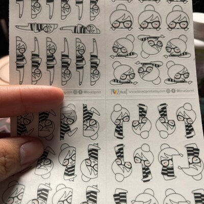 Planner Girl Diet / Lose Weight Printable Planner Stickers, Erin ...