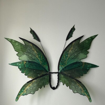 Husk Wings, Black, Red Angel Wings Costume, Hazbin Hotel, Cosplay - Etsy