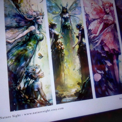 Cyberpunk Printable Bookmarks, Sci Fi Journal Ephemera, Space Portals ...