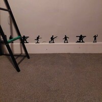 Set of 22 Toy Army Men Wall Vinyl Decal Stickers Kids Army Soldiers ...