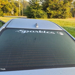 Custom Windshield Decals Word and Number Car Truck Window Custom ...