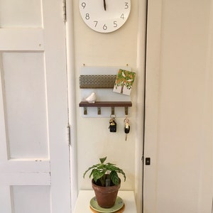 Mid Century Modern Perforated Steel Mail Holder Magazine Rack iPhone ...