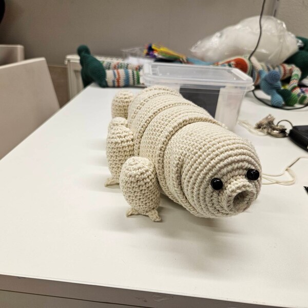 Tardigrade or Water Bear Amigurumi Crochet Pattern, PDF File in English ...