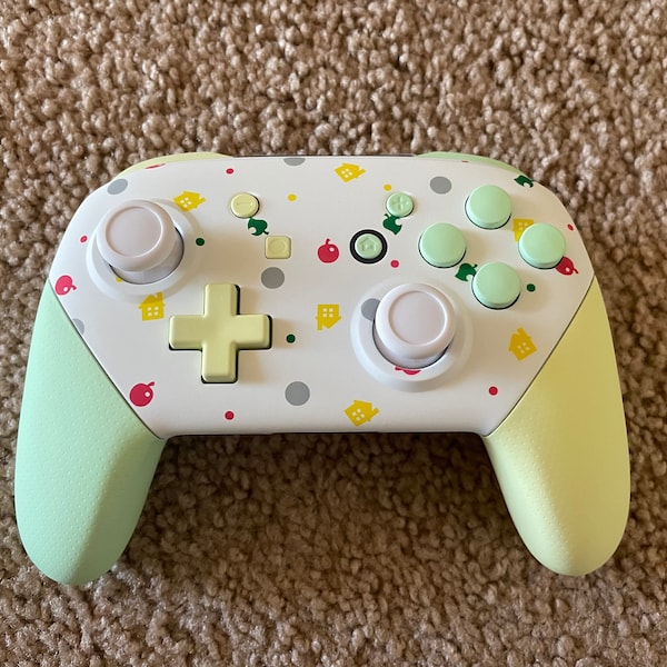 Custom Animal Crossing Themed Nintendo Switch Pro Controller - Etsy