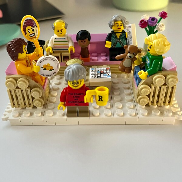 Golden Girls Count Bessie & Baby Lego Set W/ Canvas Art Brick - Etsy