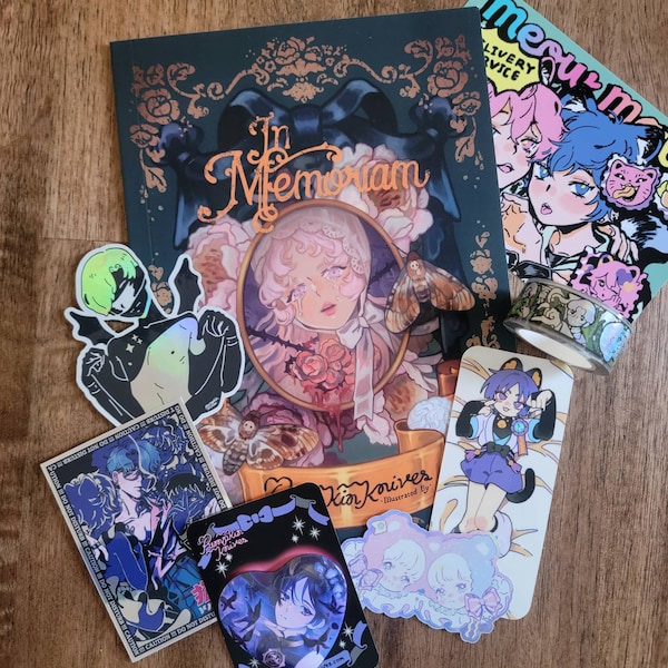 Original Anime Illustration Art Zine | in Memoriam Arbook - Etsy