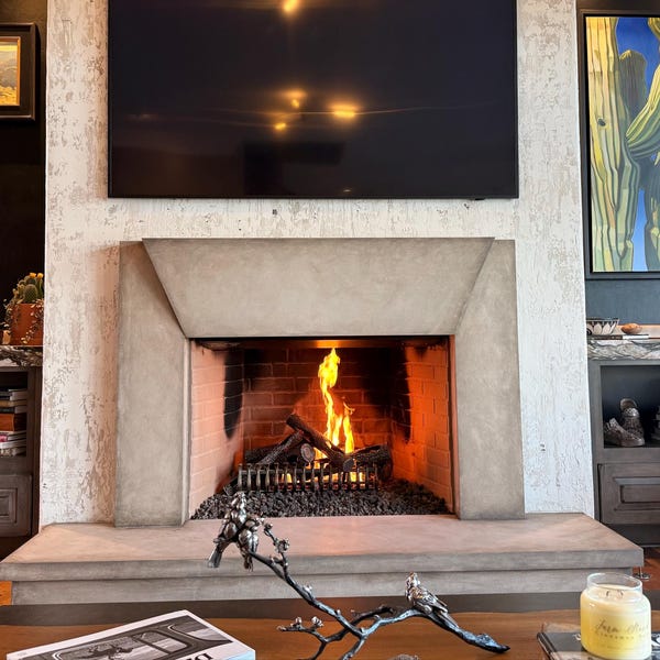 Custom Handmade Set of 7 Fireplace Steel Logs for Gas or Propane Fire ...