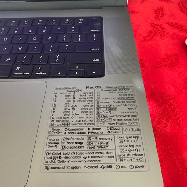 Word/excel (for Windows PC) Keyboard Shortcut Sticker - No-residue ...