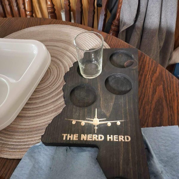 Custom Beer Tasting Flight Boards With Four Glasses, Wine Flight Board ...